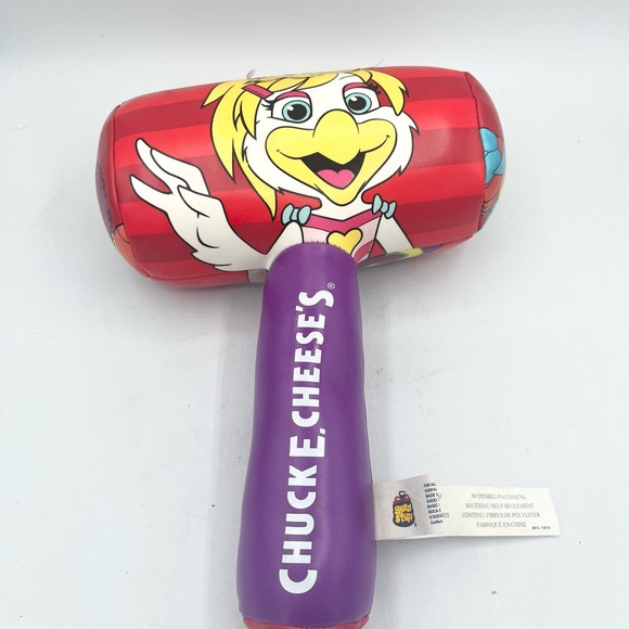 CEC | Toys | Chuck E Cheese Soft Whack A Mole Hammer Mallet Kids Plush ...